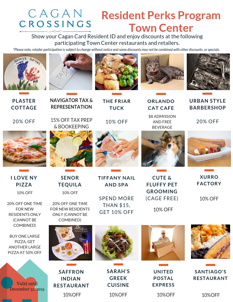 Resident Perks - Cagan Crossings