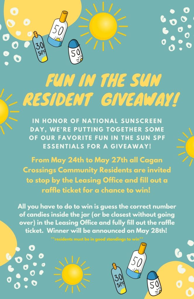 RESIDENT CALENDAR - Community, Convenience and Comfort. Welcome home to ...