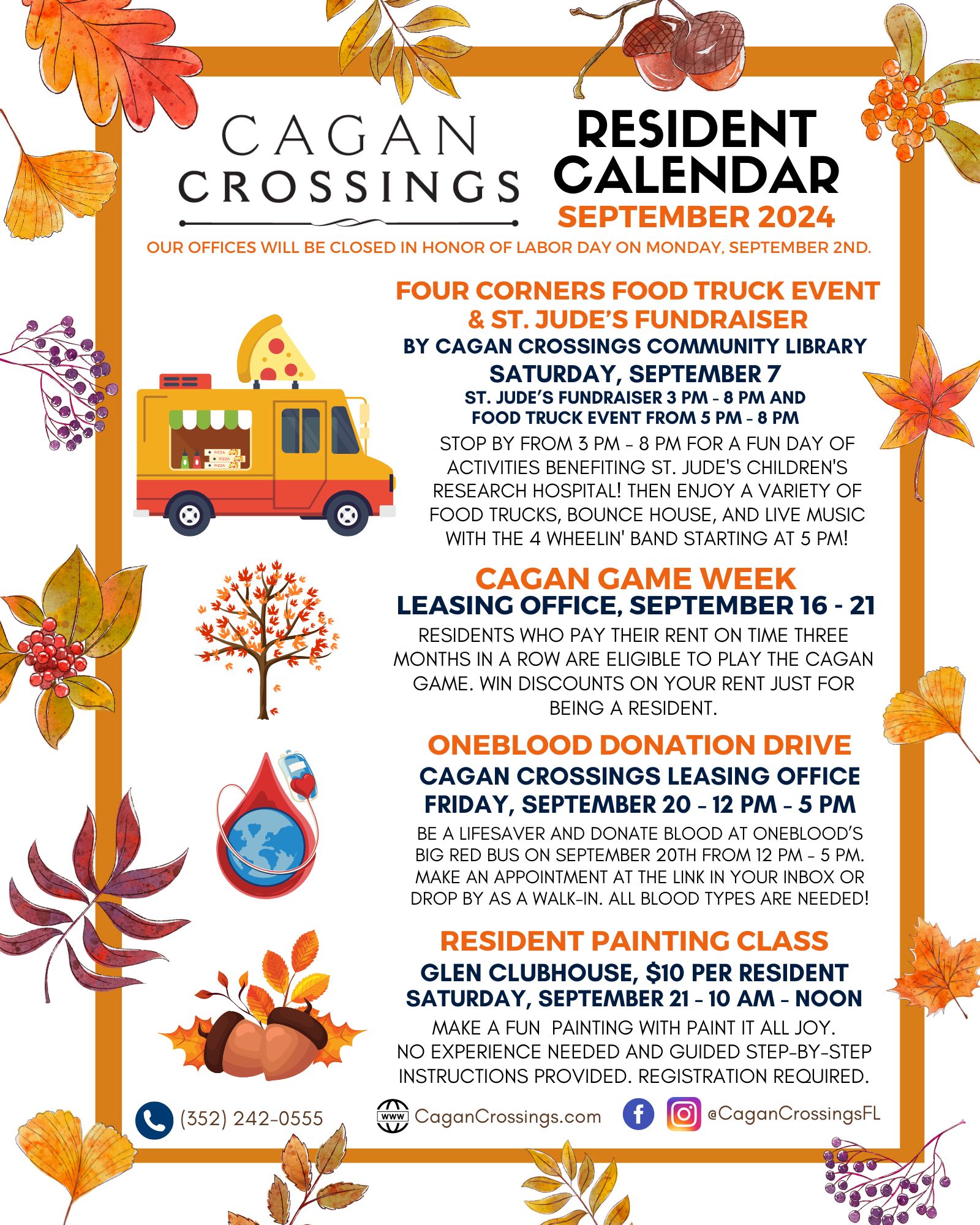 Resident Calendar - Cagan Crossings