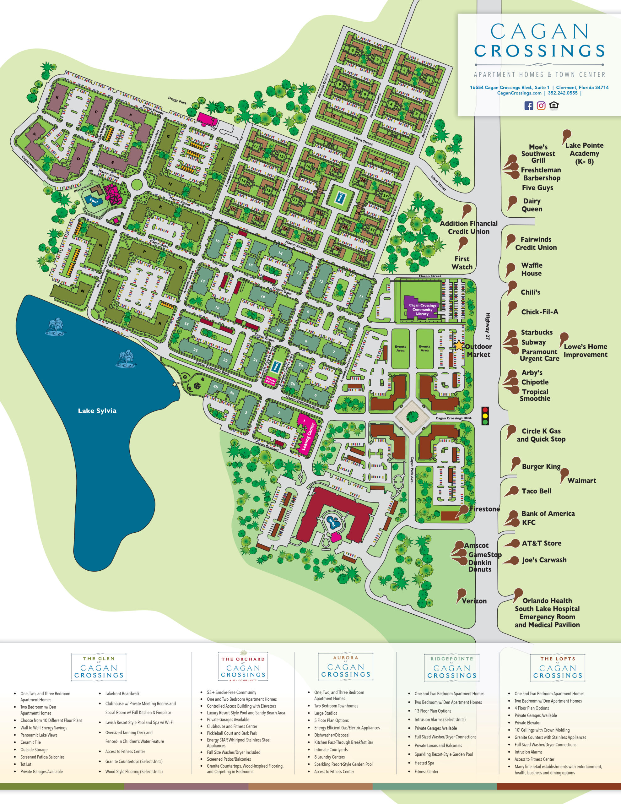 Residential Map - Cagan Crossings